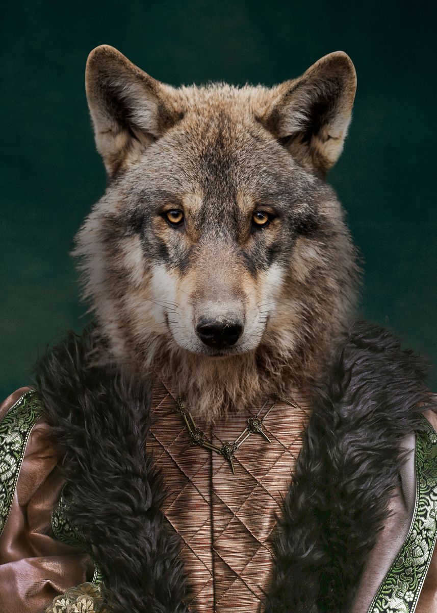 'The Medieval Wolf' Poster, picture, metal print, paint by Zenzdesign ...