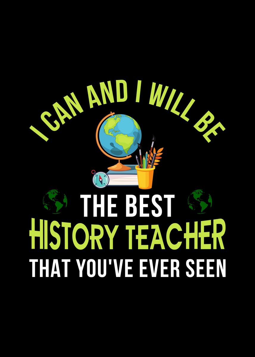 'History Teacher' Poster, picture, metal print, paint by Sebastian ...