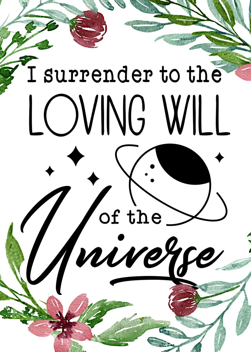 'I surrender' Poster by Juliana RW | Displate