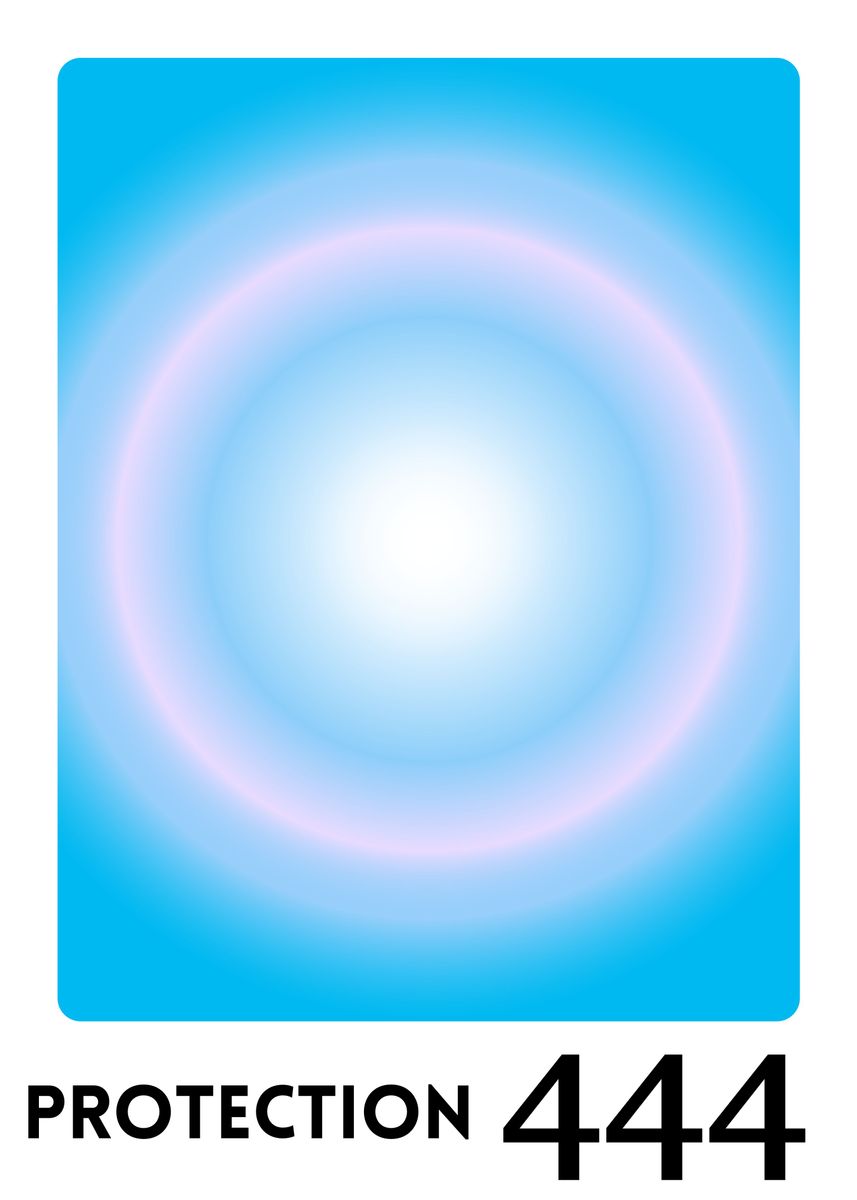 'Angel Number 444' Poster, picture, metal print, paint by Singularity ...