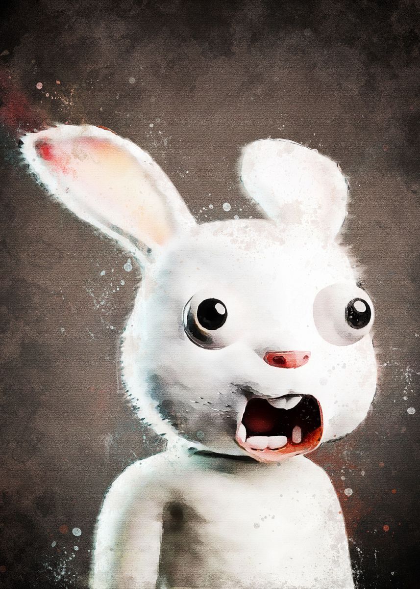 'Bunny Meme' Poster, picture, metal print, paint by Muh Asdar | Displate