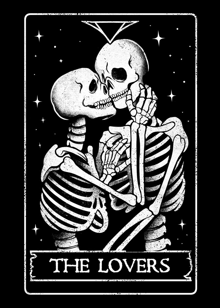 'The Lovers' Poster, picture, metal print, paint by Eduardo Ely | Displate
