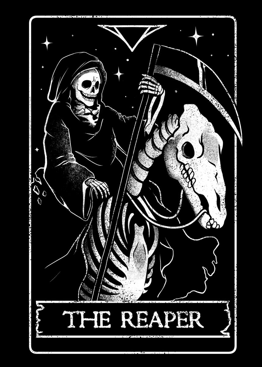 'The Reaper' Poster, picture, metal print, paint by Eduardo Ely | Displate