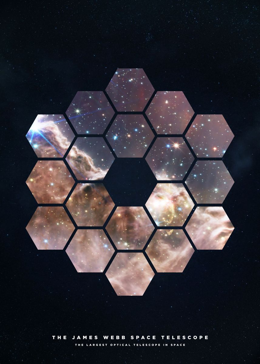 'James Webb Telescope' Poster, picture, metal print, paint by The Fire ...