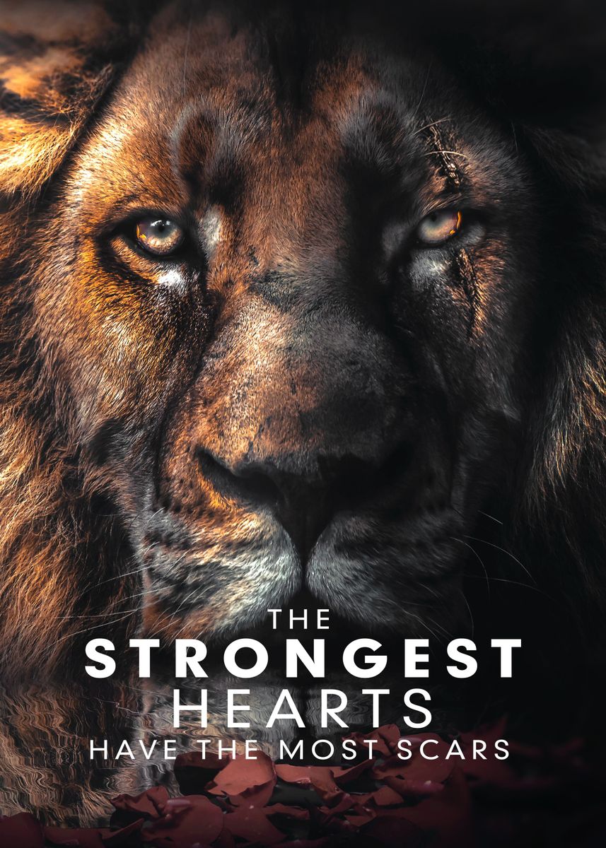 'Most Scars Motivation' Poster, picture, metal print, paint by Zenz ...