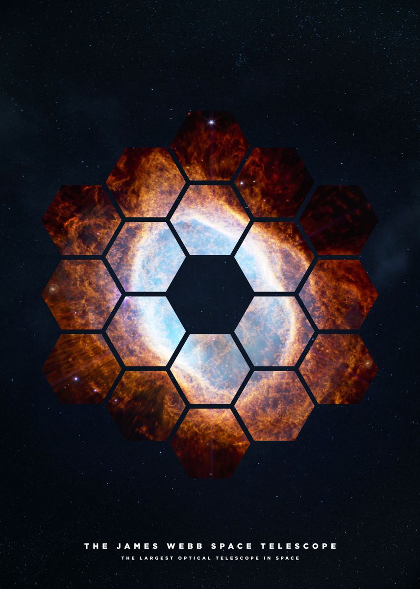'James Webb Telescope' Poster, picture, metal print, paint by The Fire ...