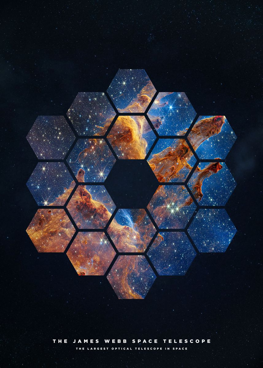 'James Webb Telescope' Poster, picture, metal print, paint by The Fire ...