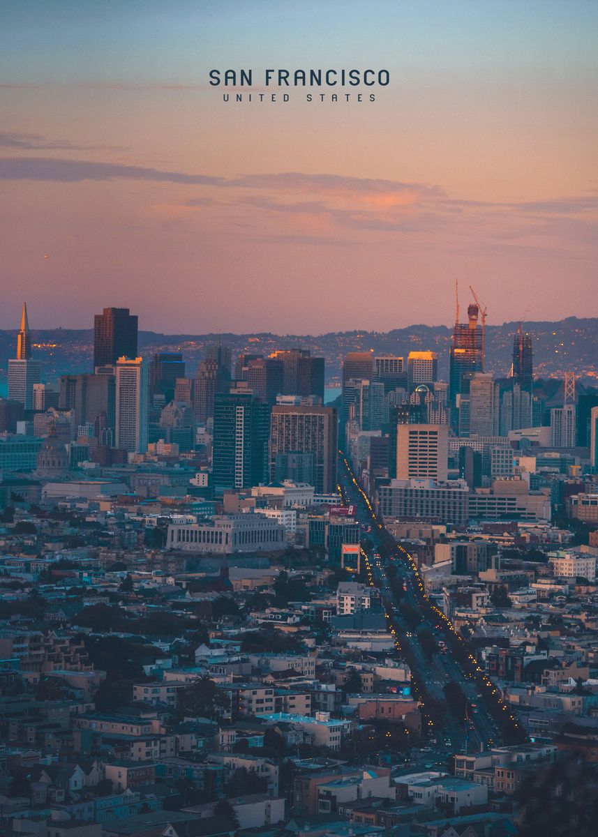 'San Francisco ' Poster by Travel Addict | Displate