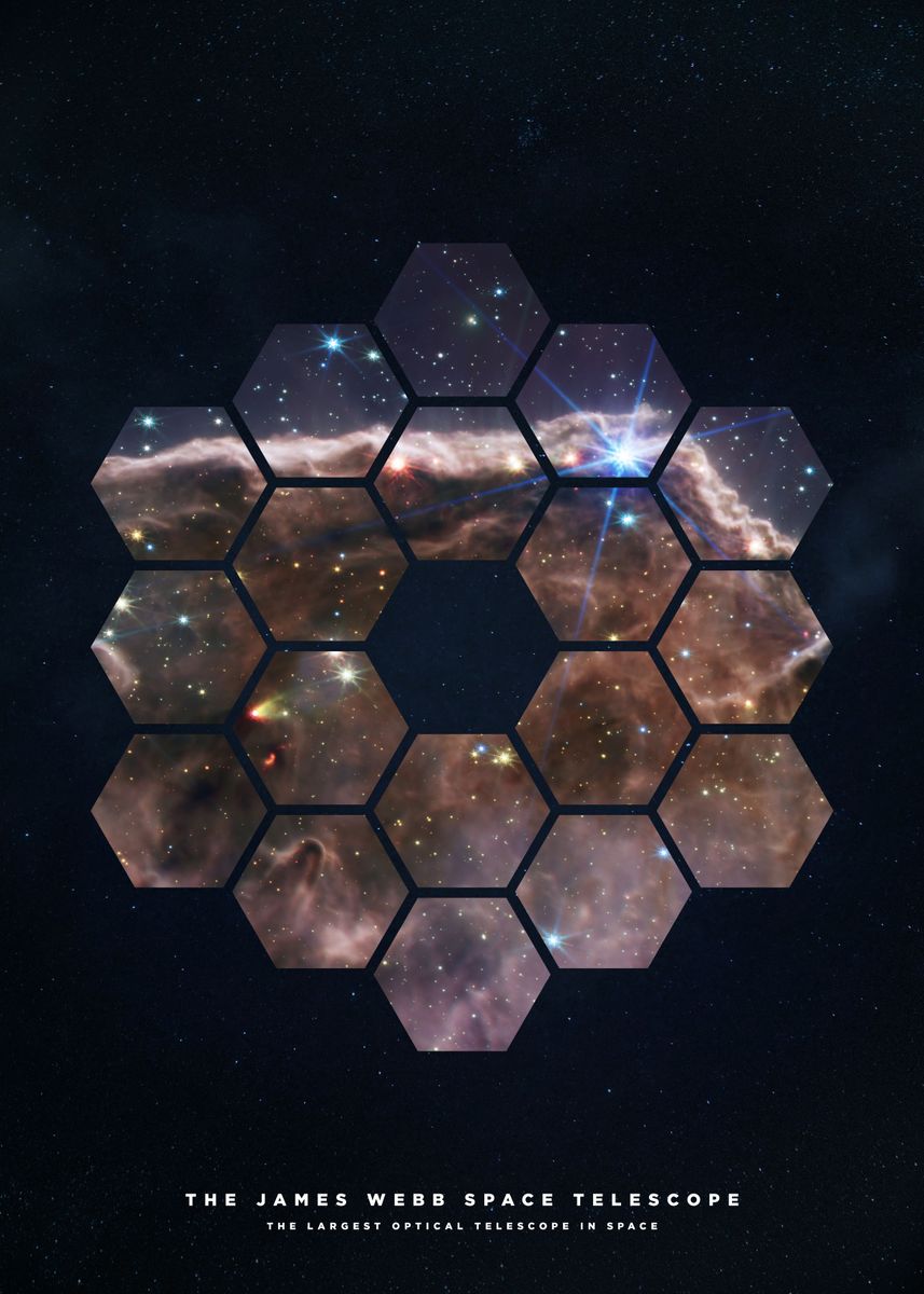 'James Webb Telescope' Poster, picture, metal print, paint by The Fire ...