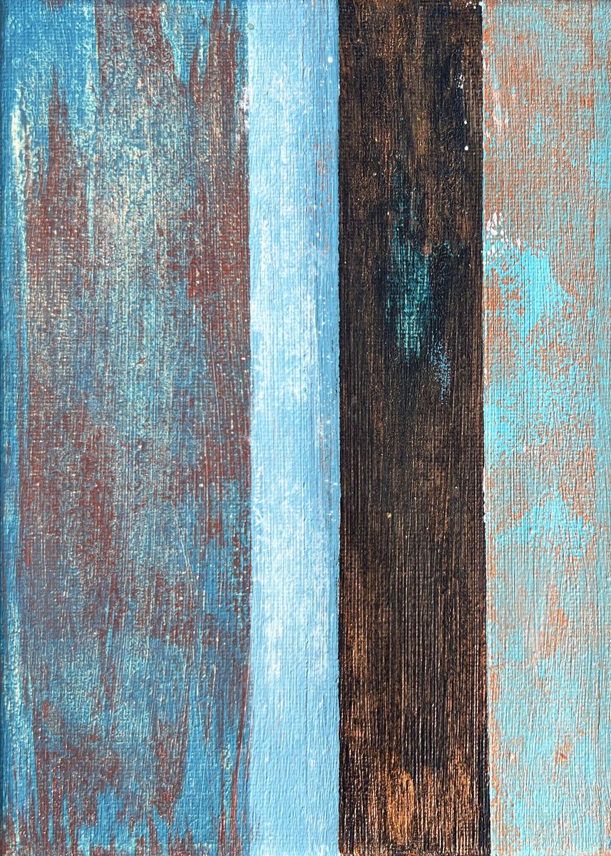 'Rustic Stripes 2' Poster by Julia Rudens | Displate