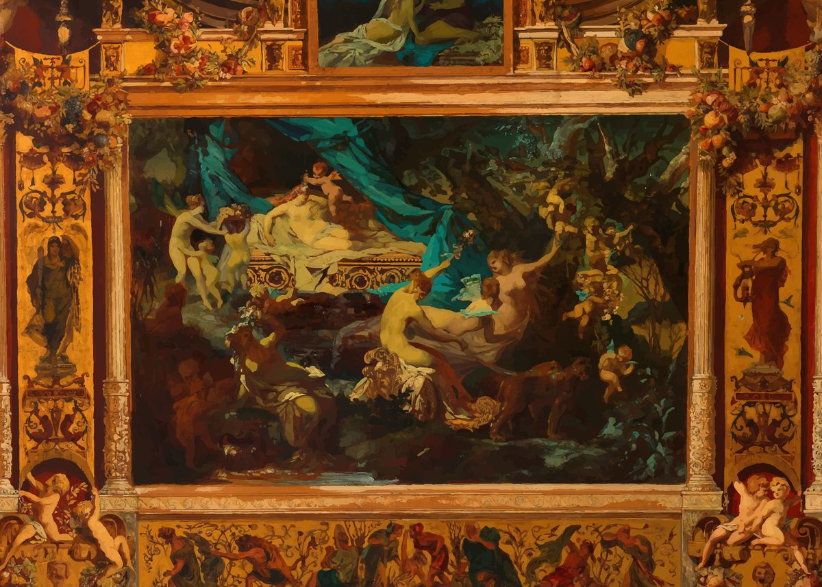 'Hans Makart' Poster by ArtGallery | Displate