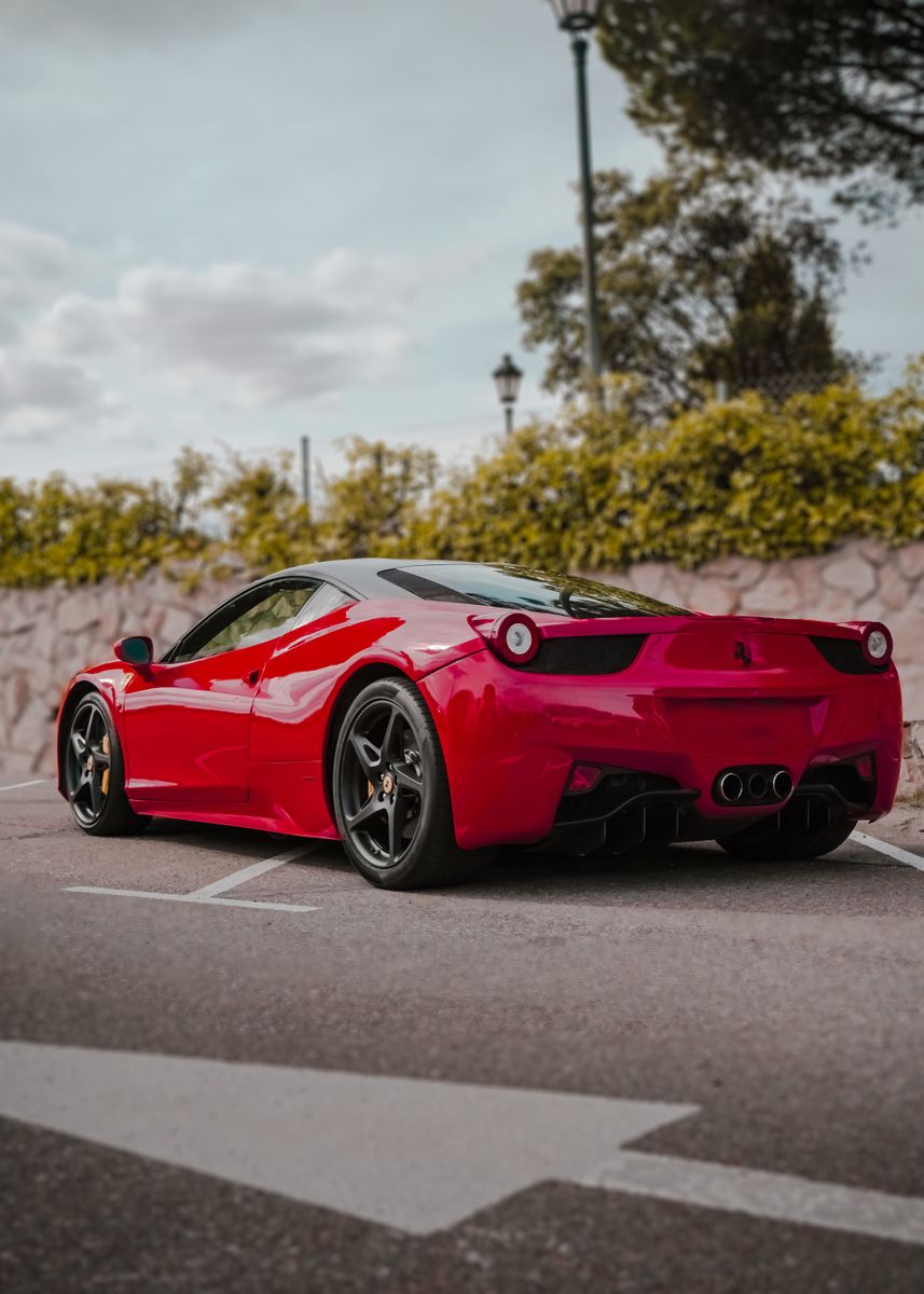 'Ferrari 458 Italia GT' Poster, picture, metal print, paint by LCW17 ...