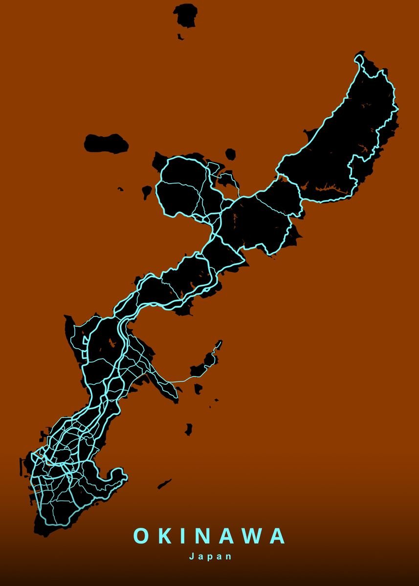 'Okinawa' Poster by Deeo | Displate