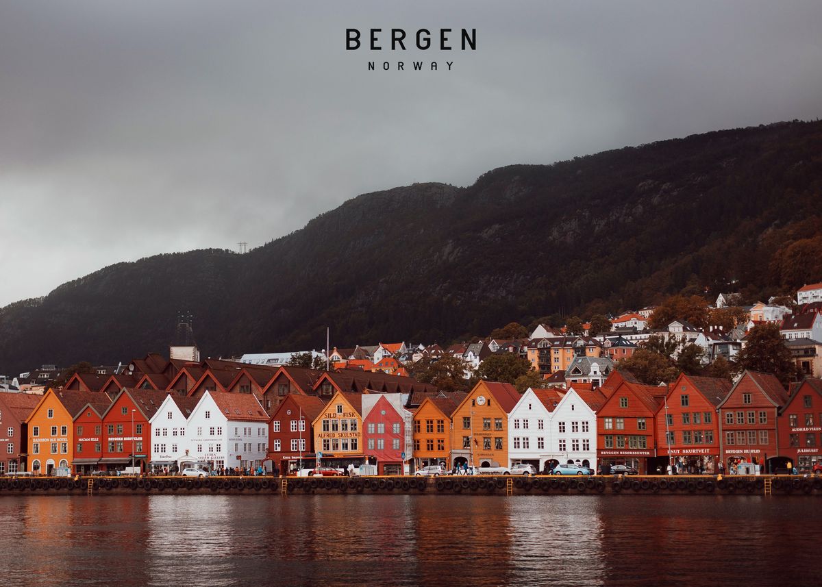 'Bergen ' Poster by Explore Universe | Displate