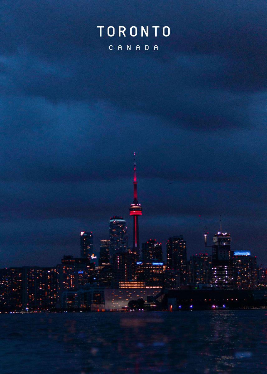 'Toronto ' Poster, picture, metal print, paint by Travel Addict | Displate