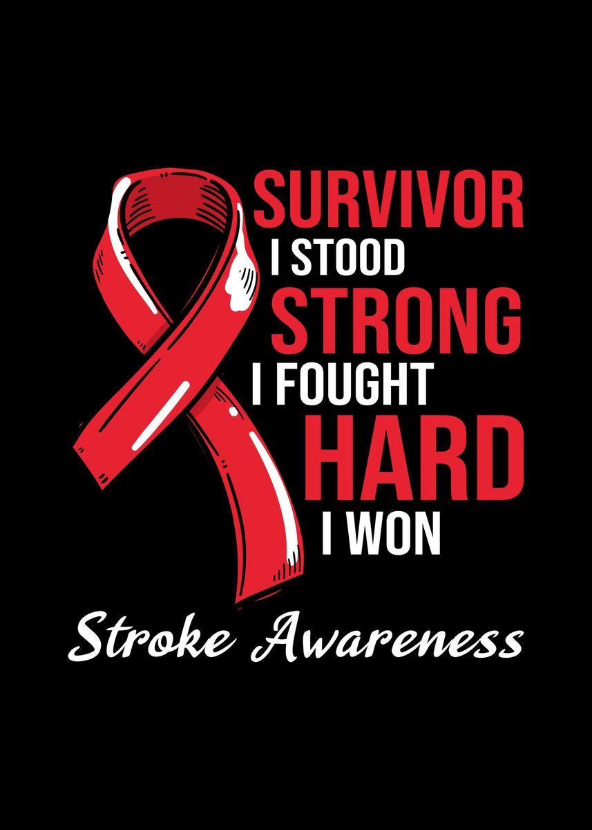 'Stroke Survivor' Poster, picture, metal print, paint by Sebastian ...
