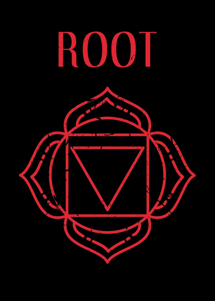 'Lotus Reiki Chakra Root' Poster, picture, metal print, paint by ...