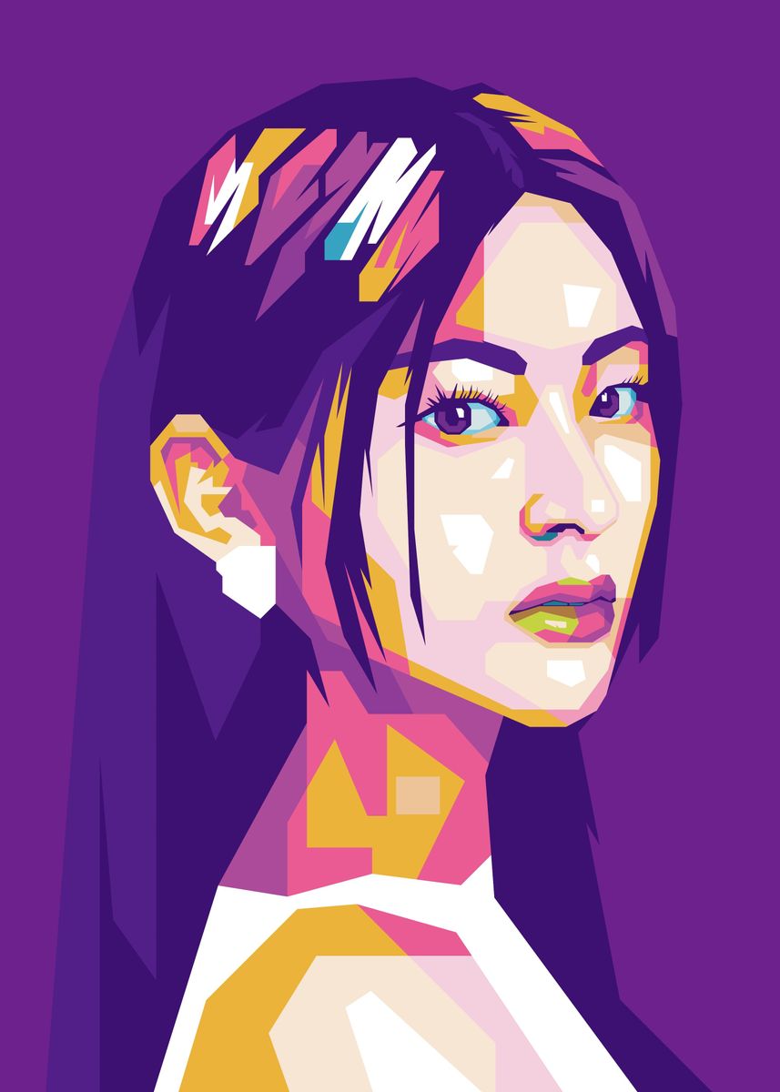 'SEEUN STAYC' Poster, picture, metal print, paint by Rochefort | Displate