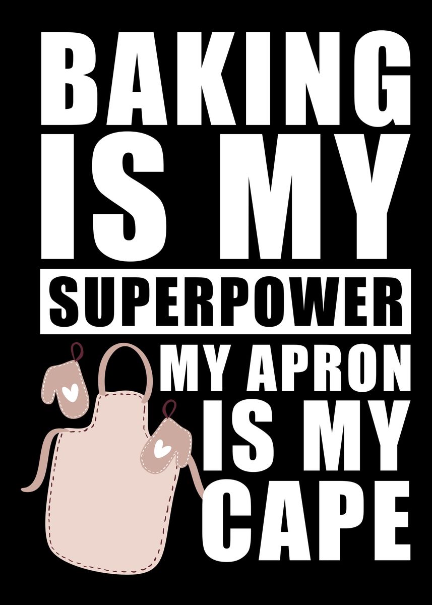 'Baking Baker Bakery' Poster, picture, metal print, paint by ...