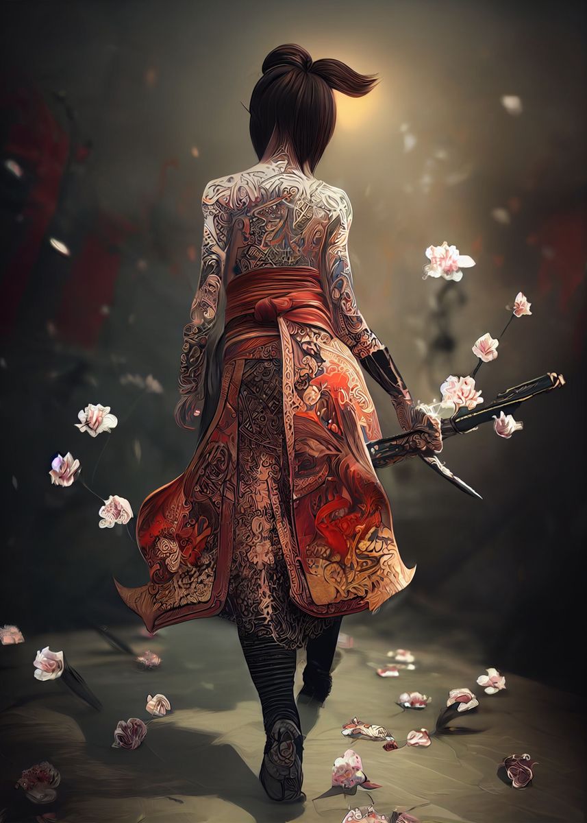 'woman haughty' Poster, picture, metal print, paint by Travel Travel ...