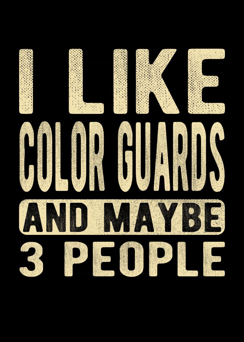 'Color guards' Poster, picture, metal print, paint by schmugo | Displate