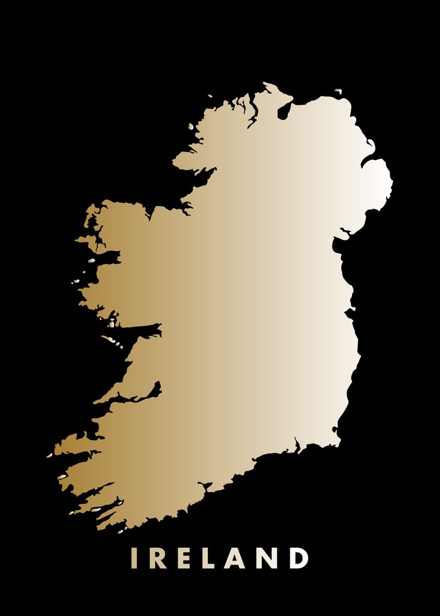 'Ireland' Poster, picture, metal print, paint by Trending Collections ...