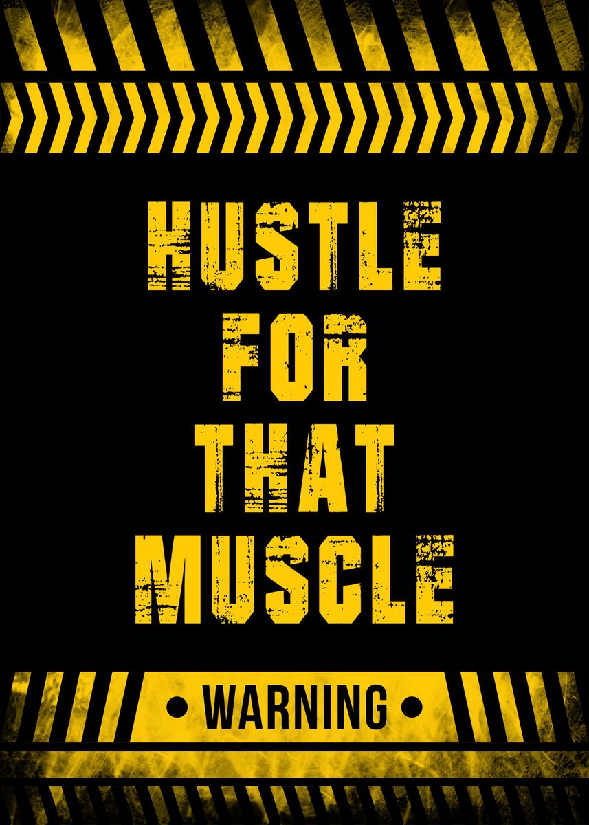 'gym quotes' Poster, picture, metal print, paint by erma wati | Displate