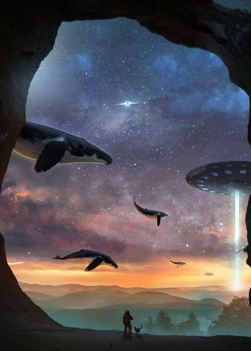 'Dreamy' Poster, picture, metal print, paint by Iamtripsy | Displate