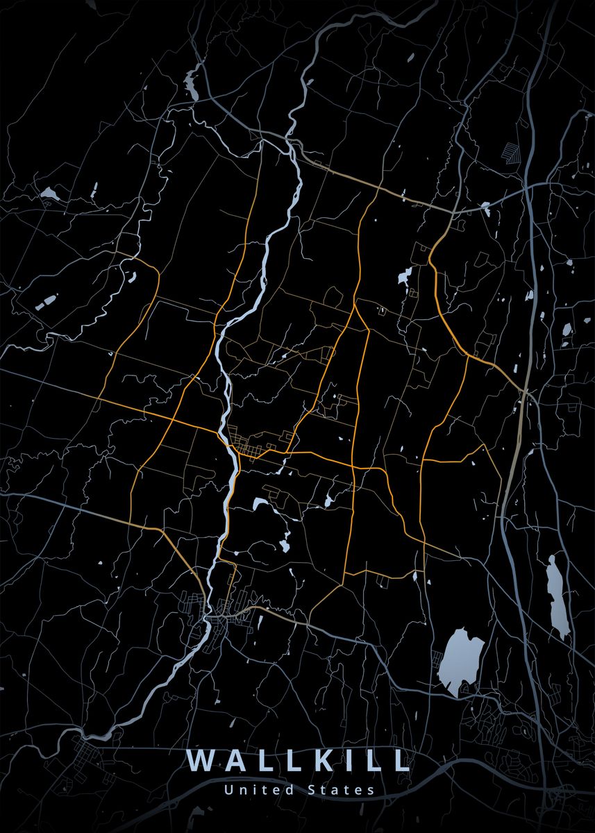 'Wallkill ' Poster, picture, metal print, paint by Deeo | Displate