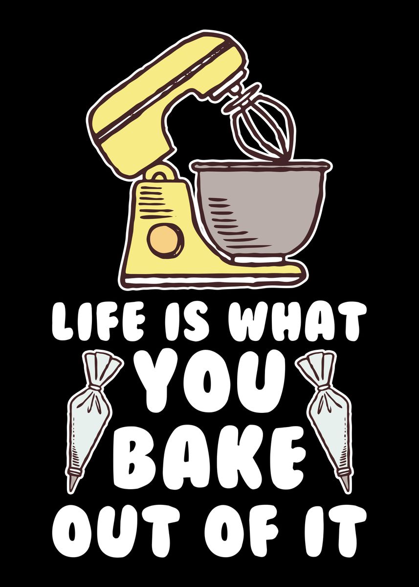 'Baking Baker Bakery' Poster by BobbyBubble | Displate