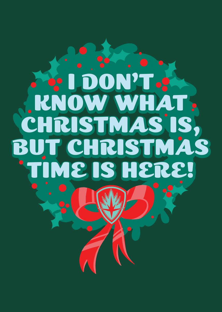 'Christmas time is here' Poster, picture, metal print, paint by Marvel ...