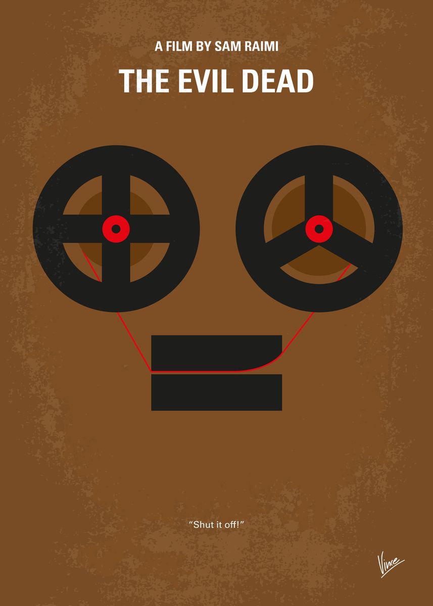 'No380 The Evil Dead' Poster, picture, metal print, paint by Chungkong ...