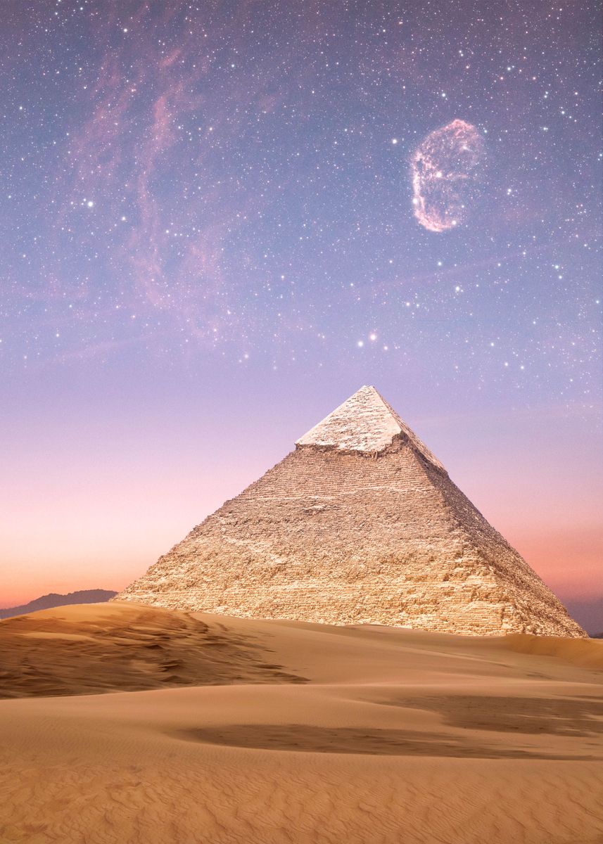 'Gaint Pyramid' Poster by Shaheen Khan | Displate