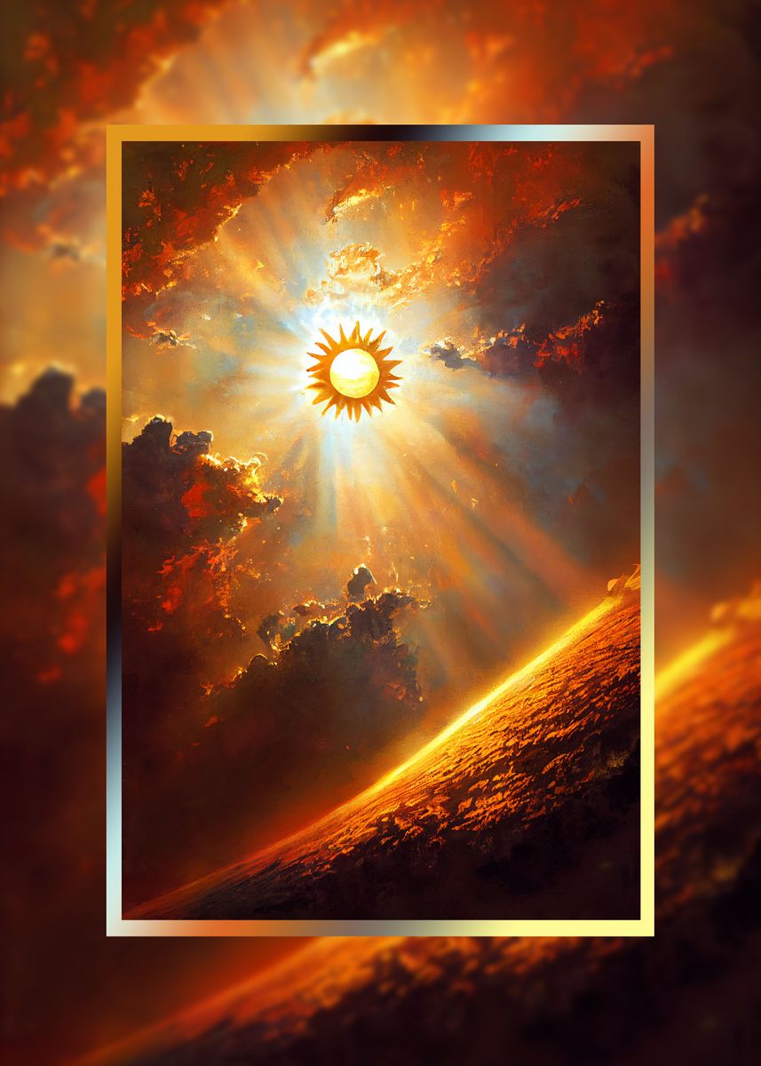 'The Evening Star' Poster, picture, metal print, paint by Sycaid | Displate