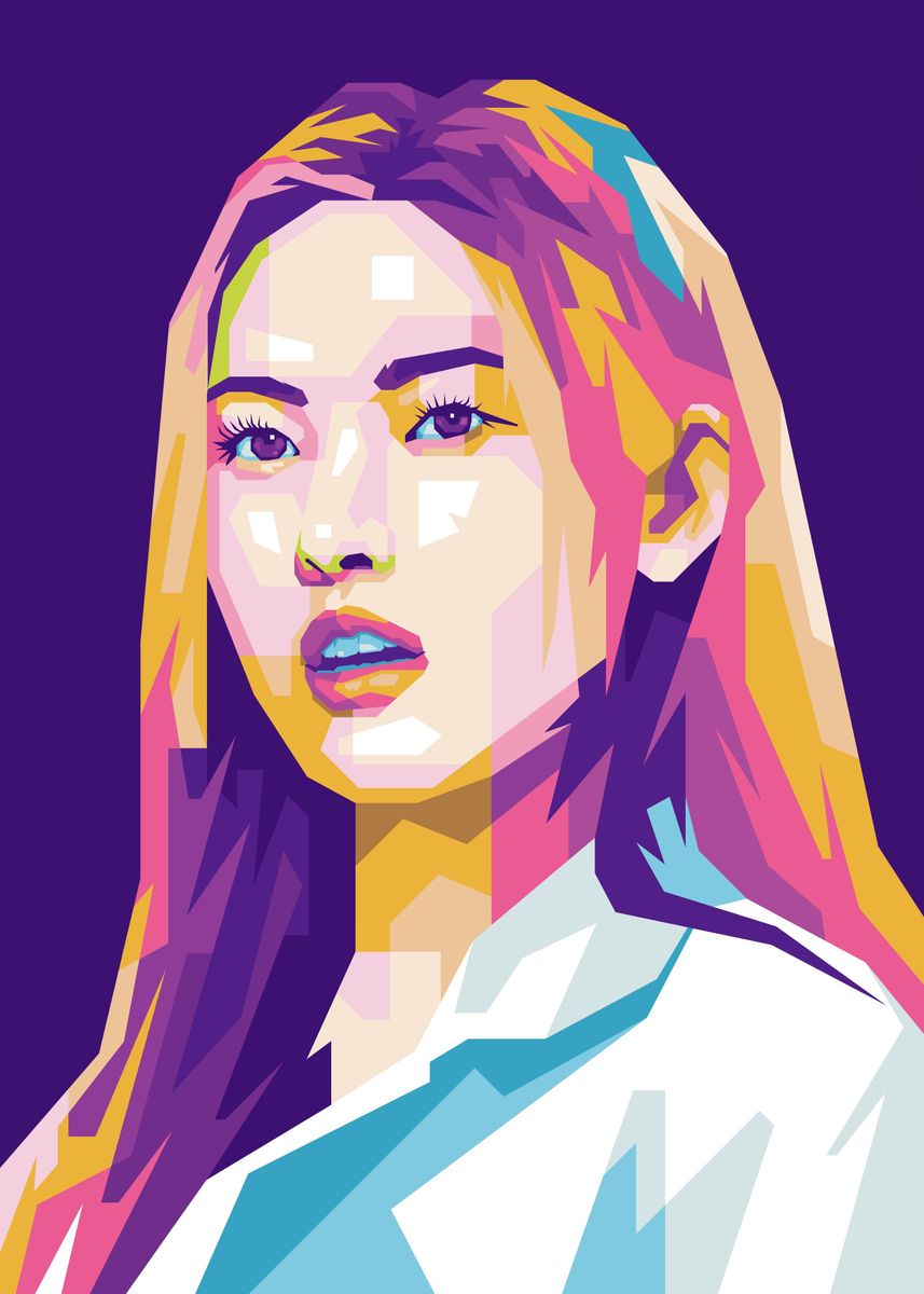 'JINNI NMIXX' Poster, picture, metal print, paint by Rochefort | Displate