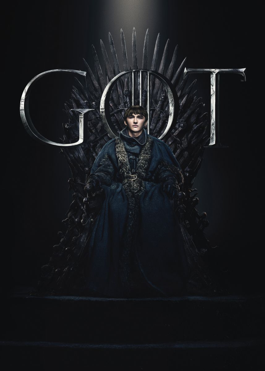 'Bran Stark' Poster, picture, metal print, paint by Game of Thrones ...