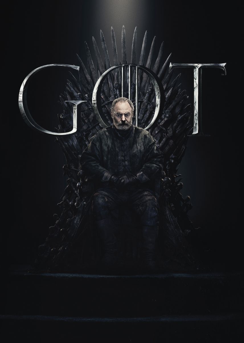 'Davos Seaworth' Poster, picture, metal print, paint by Game of Thrones ...