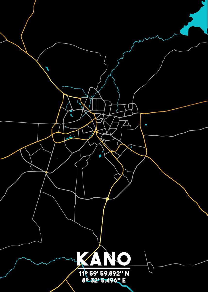 'Kano Nigeria' Poster, picture, metal print, paint by Clayborne Frank ...