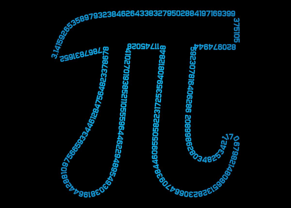 'Irrational Number Math' Poster by professionaldesigns | Displate