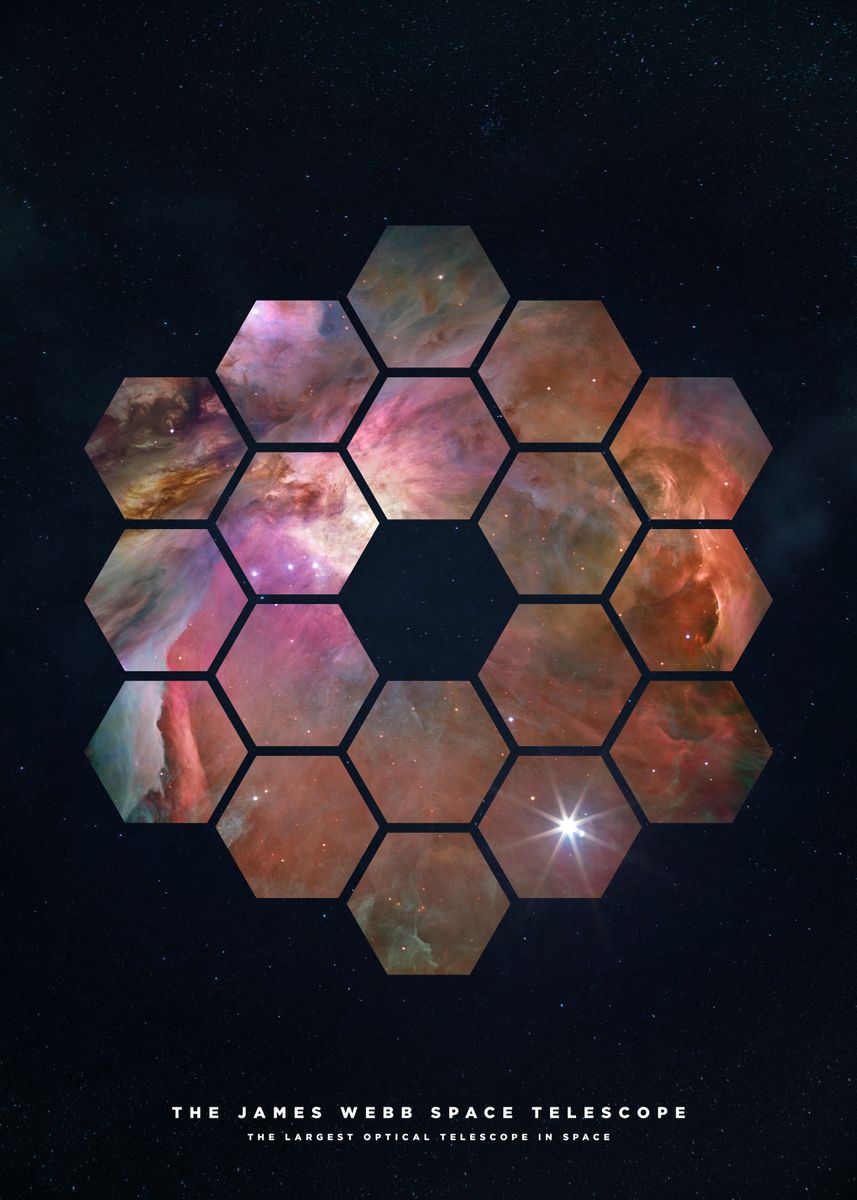 'James Webb Telescope' Poster, picture, metal print, paint by The Fire ...