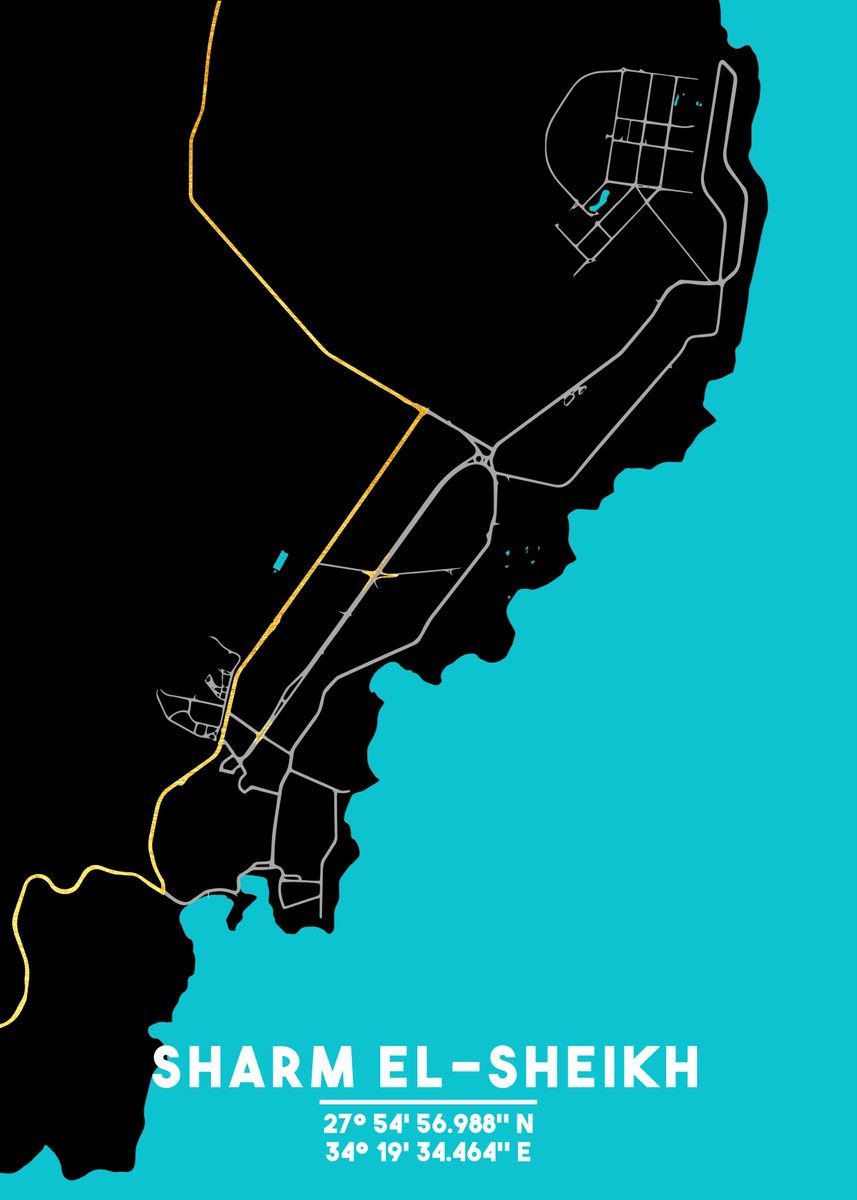 'Sharm ElSheikh Egypt' Poster, picture, metal print, paint by Clayborne ...