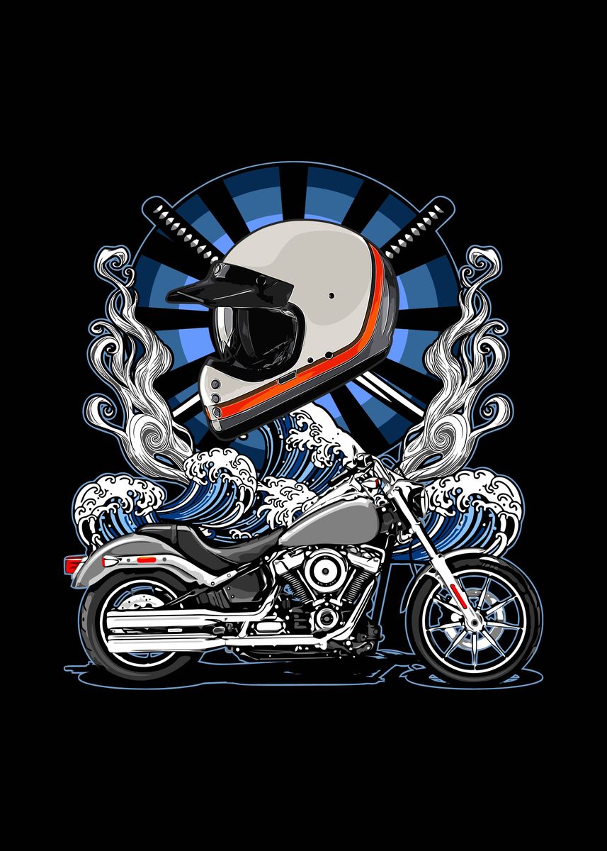 'motor' Poster, picture, metal print, paint by Lardis Art | Displate