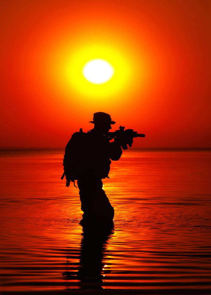 'Sunset raid' Poster, picture, metal print, paint by Getmilitaryphotos ...