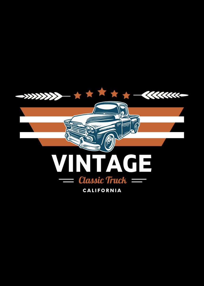 'classic car ' Poster, picture, metal print, paint by Amateras Design ...