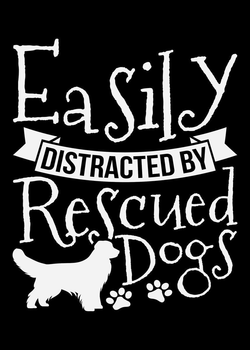 'Dog Rescue' Poster by CrazySquirrel | Displate