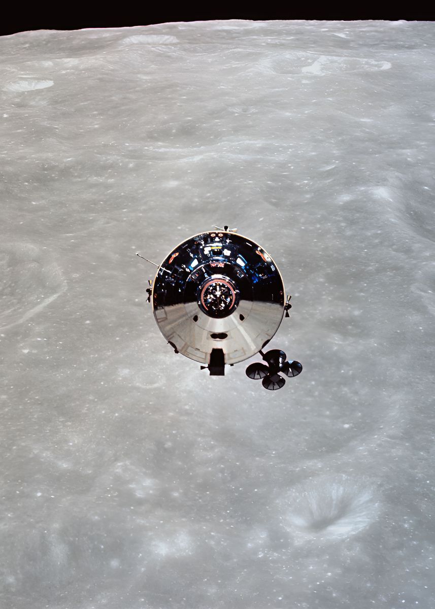 'Command and service module' Poster, picture, metal print, paint by ...