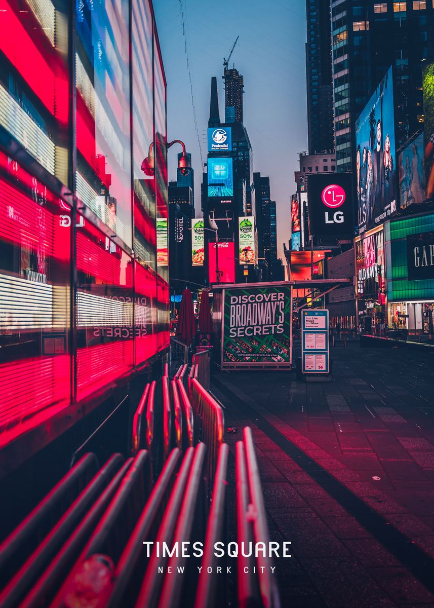 'Times Square ' Poster by Famous City | Displate
