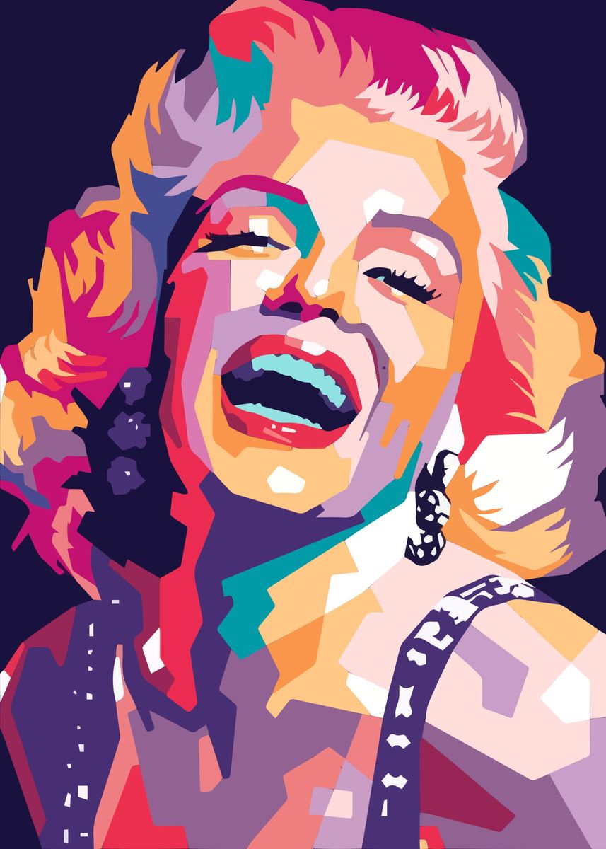 'woman pop art' Poster, picture, metal print, paint by Boon Edgar ...