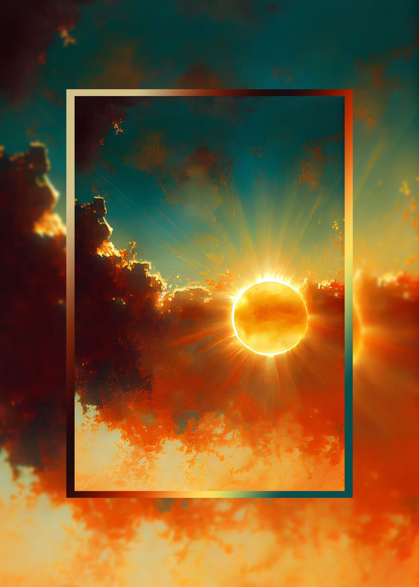 'Astral Overseer' Poster, picture, metal print, paint by Sycaid | Displate