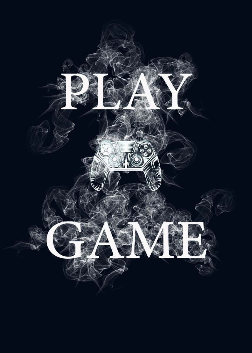 'PLAY GAME ' Poster, picture, metal print, paint by ad yosef | Displate